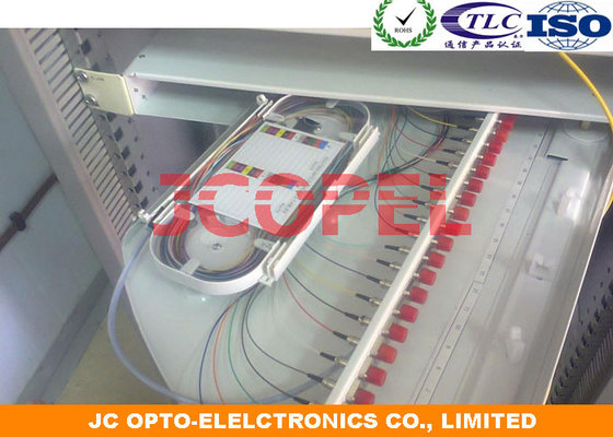 Optional Fiber Optic Distribution Frame ODF Patch Panel 24 Core 1U FC / APC