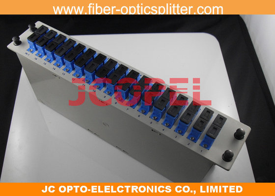 1x32 Channel PLC Splitter 1625nm Light Split Chassis Box 50dB Return Loss