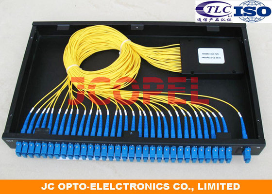 19 '' Chassis 2 in 1 out PLC Fiber Splitter G657A1 Fiber Coupler For Data Centre