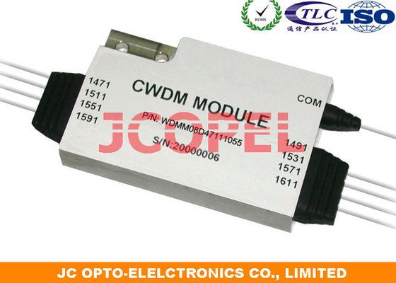 High channel isolation Coarse WDM CWDM fiber Wavelength Division 8 Channel Compact