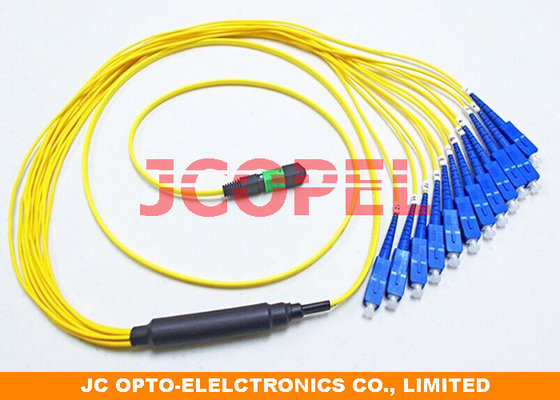 MTP / MPO - SC/UPC Fiber Optic Patch Cord 12 Cord Single Mode Fiber