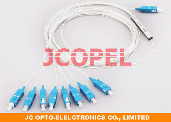 Combined type Fibra Optical Splitter 1 in 8 out  PLC SC / UPC Connector