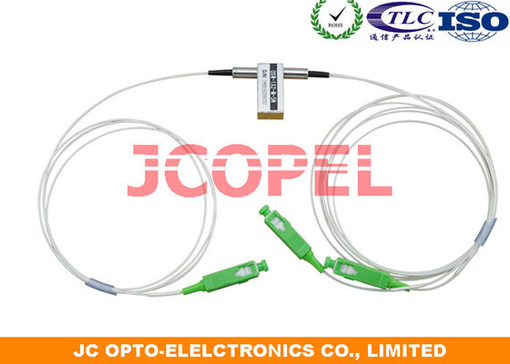 Mechanical 1x1 Single Mode Optical Fiber Switch OS Bi-Di Transmission 1550nm