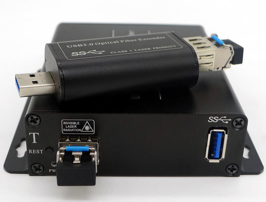 USB3.0 to fiber optic extender,USB3.0 highspeed transmission over a singemode/multipmode fiber
