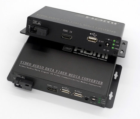 KVM(HDMI+USB) to fiber converter,KVM over fiber extender,HDMI with USB to fiber transmitter and receiver
