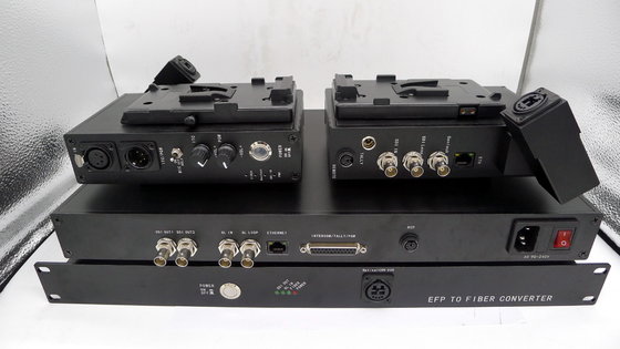 JVC camera EFP to fiber converter,EFP SDI video to fiber converter support  JVC camera adapter and OB-Van over cables