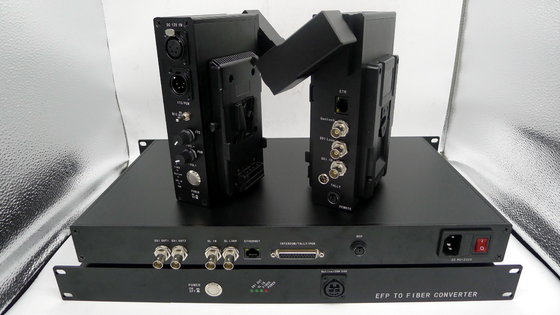 JVC camera EFP to fiber converter,EFP SDI video to fiber converter support  JVC camera adapter and OB-Van over cables