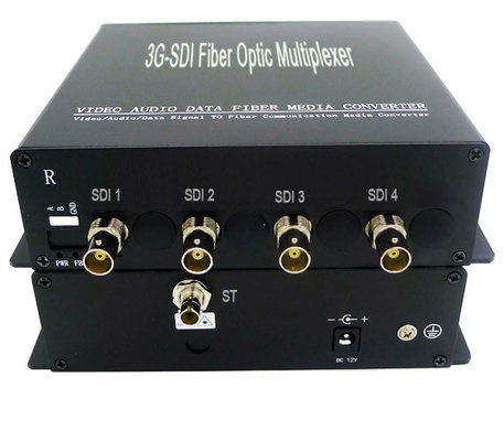 4K-SDI to fiber converter,Latency 1ns broadcasting 4-CH 3G-SDI video to fiber converter,Pass pathological  testing
