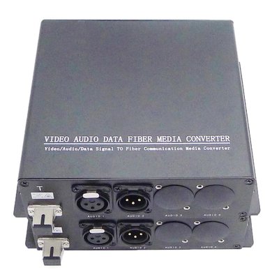 1 channel BIDI XLR balanced 3-pin audio to fiber transmitter and receiver,support Analog audio transmitting over fiber