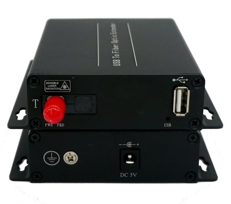 New design USB2.0 video to fiber converter,can be up to 5KM with a single LC fiber ,USB2.0 to optical fiber converter