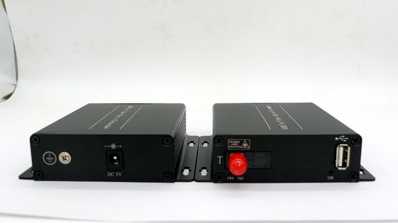 New design USB2.0 video to fiber converter,can be up to 5KM with a single LC fiber ,USB2.0 to optical fiber converter