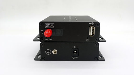 New design USB2.0 video to fiber converter,can be up to 5KM with a single LC fiber ,USB2.0 to optical fiber converter