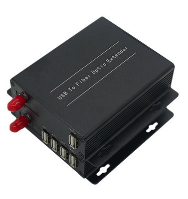 4 ports USB2.0 to fiber optical converter,4 channles USB2.0 over fiber transmiceiver,