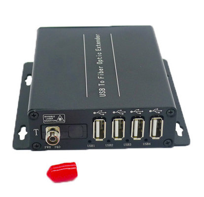 4 ports USB2.0 to fiber optical converter,4 channles USB2.0 over fiber transmiceiver,