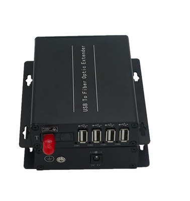 4 ports USB2.0 to fiber optical converter,4 channles USB2.0 over fiber transmiceiver,