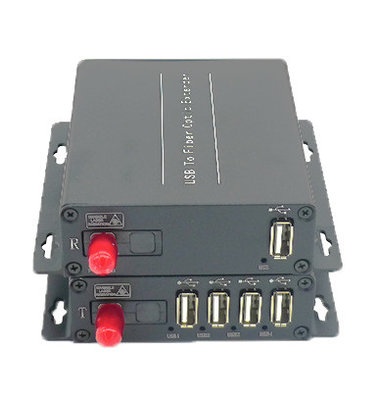 4 ports USB2.0 to fiber optical converter,4 channles USB2.0 over fiber transmiceiver,