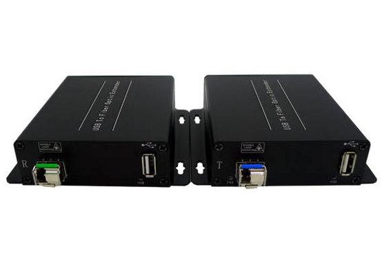 USB2.0 to fiber extender,support touch screen USB2.0 signal transmission over optical fiber,USB fiber transmission
