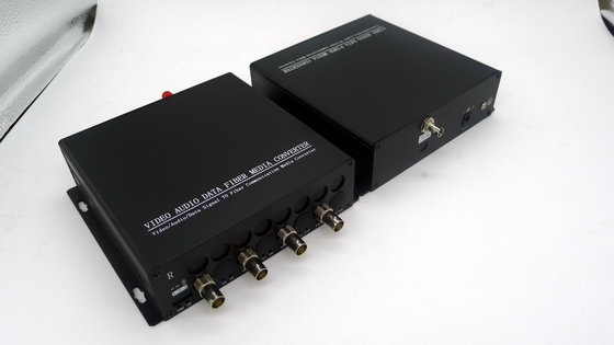 Broadcasting 4-ch 3G/HD-SDI video to fiber transceiver,4 channels 3G/HD-SDI to fiber converter,4-ch SDI fiber extender