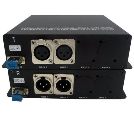 Mic & Line Level Audio To Fiber Optic converter