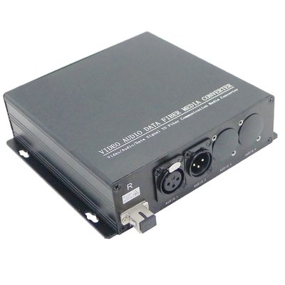 Optical audio to fiber converter,1 CH BIDI Balanced Audio（XLR）To Fiber Optic