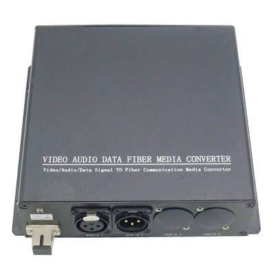 Optical audio to fiber converter,1 CH BIDI Balanced Audio（XLR）To Fiber Optic