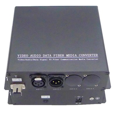 Optical audio to fiber converter,1 CH BIDI Balanced Audio（XLR）To Fiber Optic