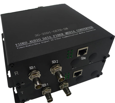 Customized SDI with 10/100/1000 Ethernet to fiber converter，Size is up to you,3G-SDI video with Gigabit link over fiber