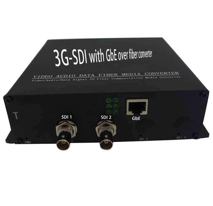 Customized SDI with 10/100/1000 Ethernet to fiber converter，Size is up to you,3G-SDI video with Gigabit link over fiber