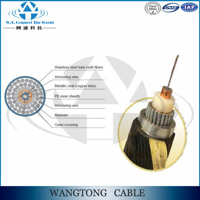 Armoured underwater GYTA53 fiber optic cable Direct-burial cable