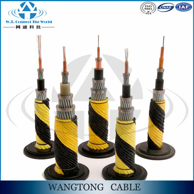 double sheath outdoor GYFTA53 24 core multi core underwater optical fiber cable