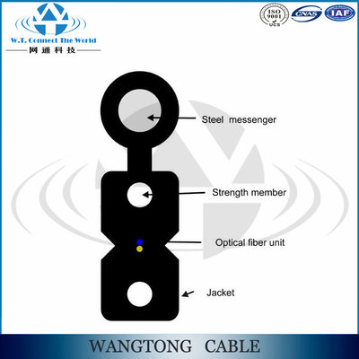 Indoor Drop 2 cores SM Single Mode FTTH Cable Manufacturer