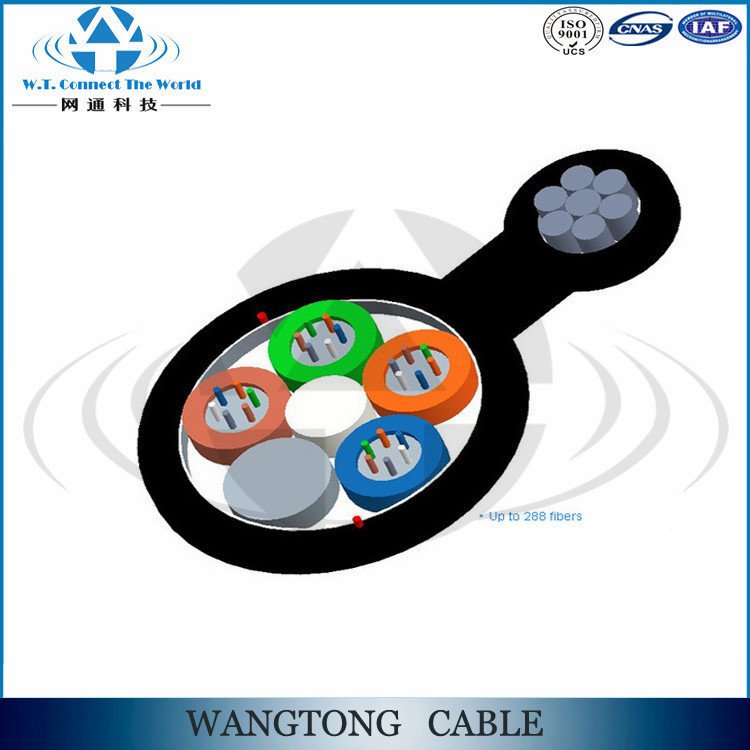 GYXTC8Y 2~144 Core G652D Outdoor Figure 8 Optical Fiber Cable
