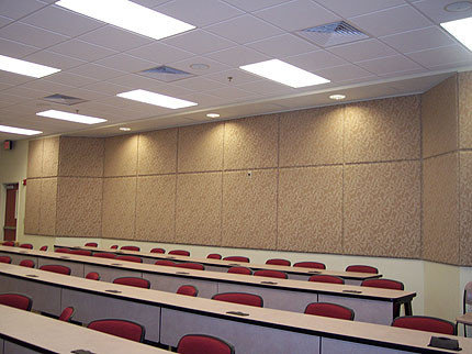 Elegant Moisture Proofing 600 x 1200mm Fiberglass Ceiling Tiles , Acoustical Ceiling Panels