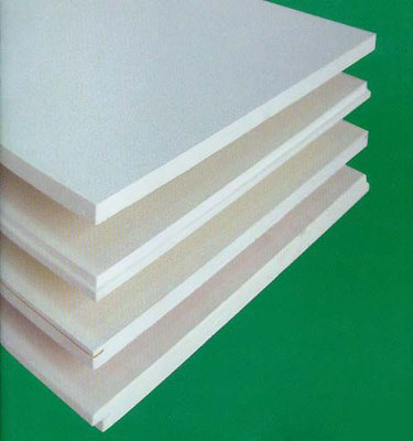 Heat Insulation Square Edge Ceiling Tiles With Painting Laminated With Decorative Fiberglass Tissue