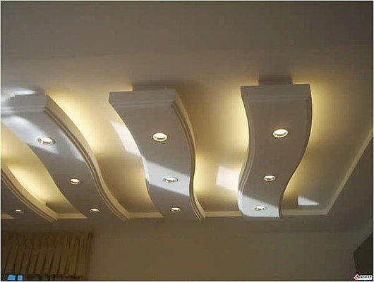 20mm Black Sound Absorbing Insulated Curved Ceiling Panels Building Material