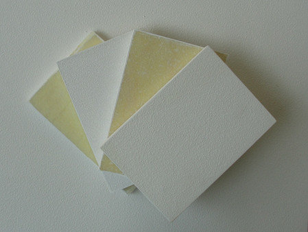  acoustic absorption High Density Fiberglass Soundproof Ceiling Tiles / Panels 595 * 595 mm