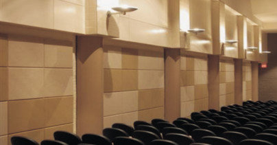 Dismountable Fabric Wrapped Wall Panels , theatre used acoustic ceiling