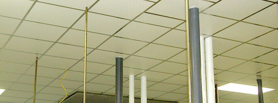 Moisture Proof Fiberglass Ceiling Panels Sound Absorption Acoustic Drop For Modern Buildings
