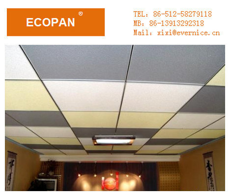 Theatre Acoustic Ceiling Tiles With Non Combustible And No Sagging