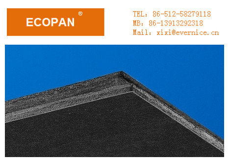 Fiberglass Thermal Insulated Ceiling Tile With Excellent Sound Absorption