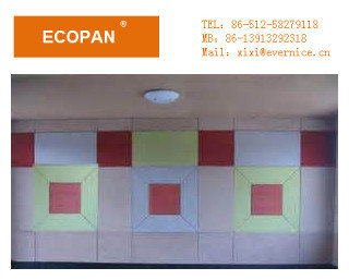 60×60cm Fire Resistant Fiberglass Fabric Wrapped Wall Panels For Studio Vocal Room