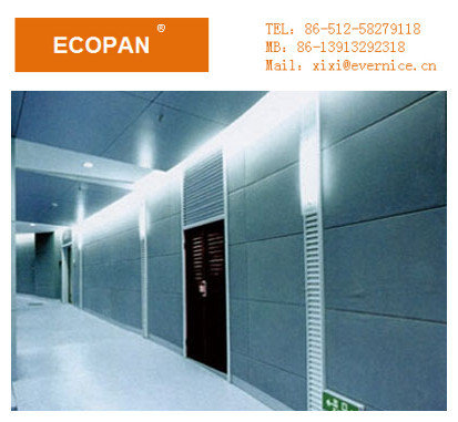 60×60cm Fire Resistant Fiberglass Fabric Wrapped Wall Panels For Studio Vocal Room