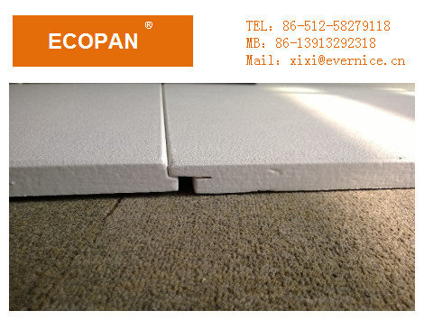 Lightweight Fiberglass Wool Acoustical Suspended Ceiling Tiles 600 * 600 mm Customized