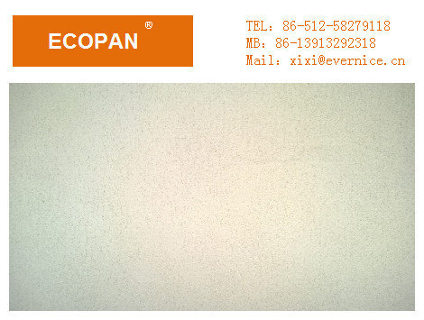 Customized Soundproof Fiberglass Wool Suspended Ceiling Panel For Home Decoration