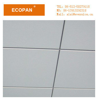 Customized Soundproof Fiberglass Wool Suspended Ceiling Panel For Home Decoration