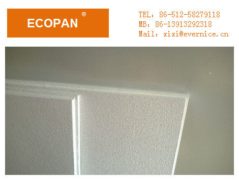 Green Damp Resistant Fireproof Suspended Ceiling Board , Easy To Install 600 * 600mm