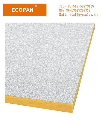 Decorative Ceiling Tiles For Drop Ceiling , No Sagging Warpping 600 * 1200mm