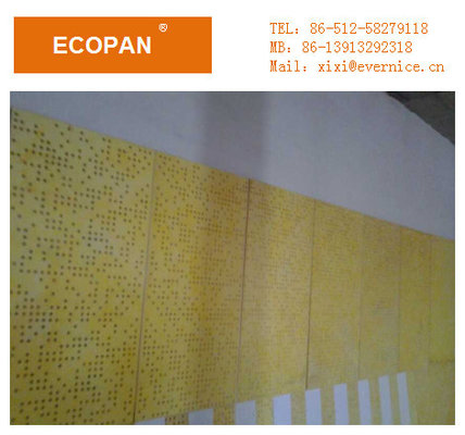 Sound Proofing Perforated Fiberglass Wall Panels Energy-saving Material