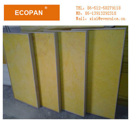 Laminated Painting Fiberglass Wall Panels Fungi And Stains Resistant , No Pollution