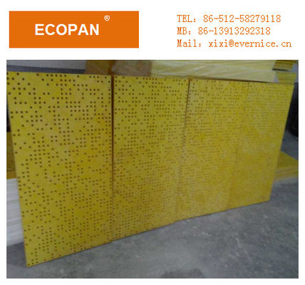 Thermal-resistant Fiberglass Wall Panels Decorative Painting Laminated Face